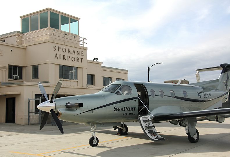 Airline connects Seattle, Spokane from Felts Field | Spokane Journal of ...