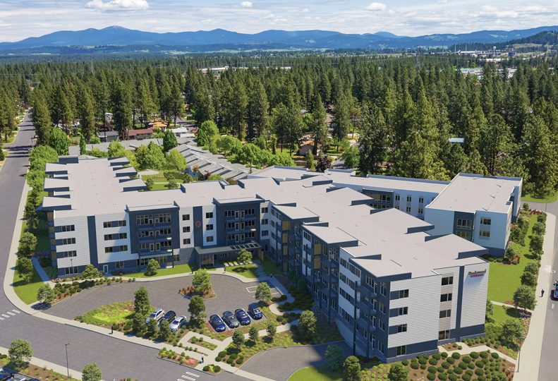 Walls rise at Rockwood at Whitworth retirement complex | Spokane ...