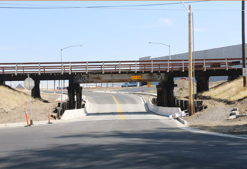 New road improves access to Playfair Commerce Park | Spokane Journal of ...