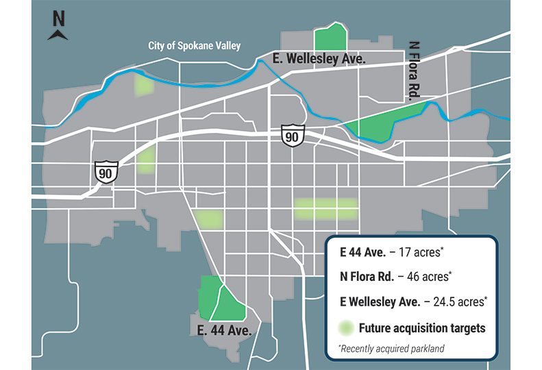Spokane Valley gains parkland in targeted areas | Spokane Journal of ...