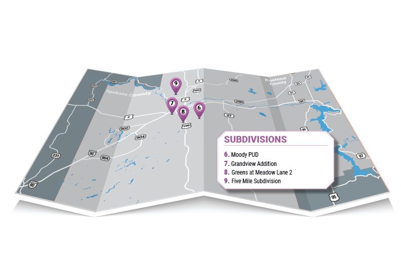 Four proposed subdivisions to have nearly 300 units | Spokane Journal ...